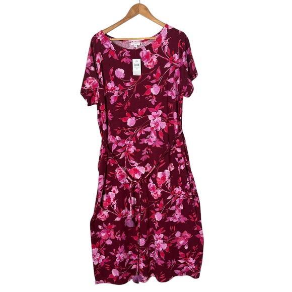 J. Jill | Dresses | Jjill Plus Size Maxi Dress Womens 2x Tropical Print ...